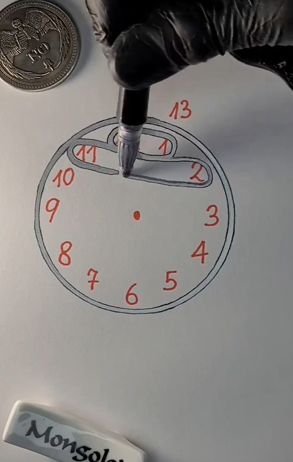 People baffled by number patterns using clock numbers - POPULARNEWS
